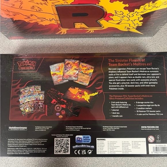 Pokemon | Games | Pokemon Team Rocket Moltres Ex Ultrapremium ...